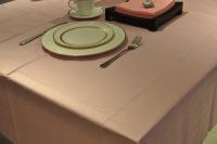 China FDA Absorbent Disposable Paper Tablecloths 3Ply Thick Colorful for sale