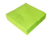 China 17gsm Lime Green 2ply Paper Napkin 40x40cm OEM Luncheon Napkins for Party for sale