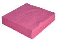 China 16gsm 2ply Magenta Paper Napkin 40x40cm Square Party Tableware Decoration for sale