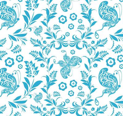 China Butterfly Girl's Party Paper Tablecloth 1-2 Layer FDA Approved 48x72 Inch for sale