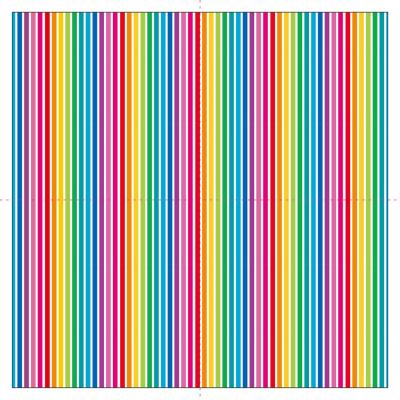 China SGS FDA Rainbow Printed Decorative Paper Napkins 40x40cm 50pcs per Pack for sale