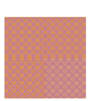 China Romantic Diamond 40x40cm Wedding Cocktail Napkins Bulk Eco Friendly for sale