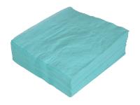 China Square 2-Ply 40x40cm Caribbean Blue Paper Napkin 50 Ct for Parties for sale