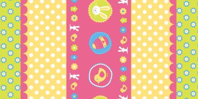 China Bunny Party Paper Tablecloth 108x54 Inch Disposable SGS Certified for sale