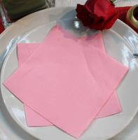 China 40x40cm 16gsm 2-Ply Sunshine Yellow Airlaid Paper Napkin Disposable Square for sale