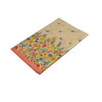 China Hawaiian Hibiscus Disposable Paper Tablecloth 1.37x2.74m Floral Tropical Party Decor for sale