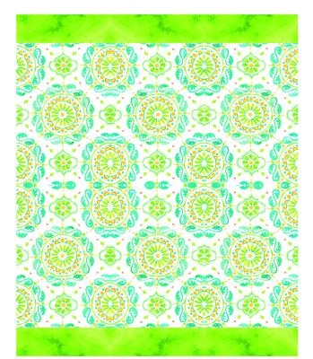 China 20 Count Lime Green Paper Napkins 330x330mm 17gsm Virgin Wood Pulp for sale