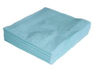 China Dinner 17gsm 33cm Pastel Blue Color Paper Napkin Kitchen Table Use for sale