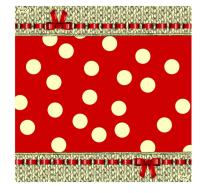 China Red Christmas Guest 20ct Printed Paper Napkin 33x33cm 2-Ply Disposable for sale