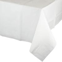 China Airlaid Paper Table Cover White , Rectangular 6 Feet Table Cover for sale