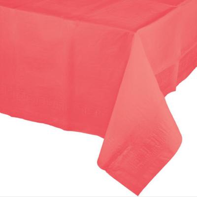 China Linen Feel Party Paper Tablecloths Waterproof 48 Bags per Carton SGS Listed for sale
