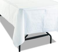 China 3 Ply White Paper Table Cover 54x108 Inch Disposable Tablecloth for Parties for sale