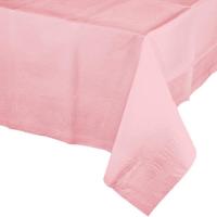 China Pink 2.41x1.37m Party Paper Tablecloth Airlaid SGS Certified Disposable for sale