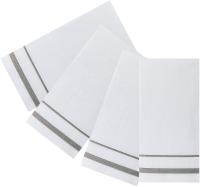 China Airlaid Disposable Tablecloth 12x17 Inches White Rose Gold 1 Ply Paper Linen for sale