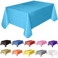 China OEKO-TEX Certified Biodegradable Paper Tablecloth 50 Pcs Disposable Christmas Table Cover for sale