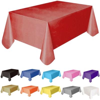 China OEKO-TEX Certified Biodegradable Paper Tablecloth 50 Pcs Disposable Christmas Table Cover for sale