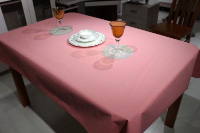 China Biodegradable Airlaid Pink Paper Tablecloth 50pcs Oilproof Waterproof Disposable Party Decor for sale