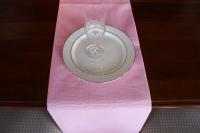 China SGS White Airlaid Tablecloth Wedding Use 1.37x2.74m Size for sale
