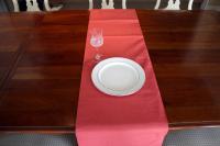 China SGS White Airlaid Tablecloth Wedding Use 1.37x2.74m Size for sale