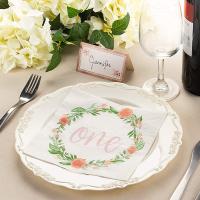 China Scalloped Edge 9in Gold Foil Paper Plate for Party FDA Listed 48 Pack for sale
