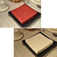 China 33cm Romantic Rose Printed Paper Napkin 2 or 3 Ply Lunch Disposable for sale