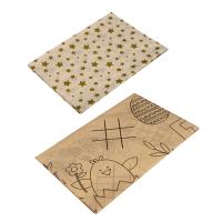 China Rectanglar Lavender Paper Tablecloths , OEM 3ply Graduation Table Covers for sale