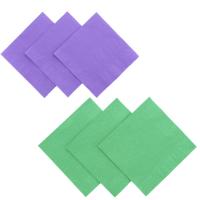 China 1/4 Folded 2 Ply Lavender Paper Napkin 37cm x 19cm Lunch Disposable for sale