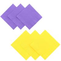 China 16gsm 2ply Magenta Paper Napkin 40x40cm Square Party Tableware Decoration for sale