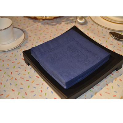 China ODM 10Ct Gold Foil Napkins 40cm Premium Holiday Paper Napkins for Parties for sale
