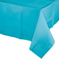 China Hawaiian Hibiscus Disposable Paper Tablecloth 1.37x2.74m Floral Tropical Party Decor for sale