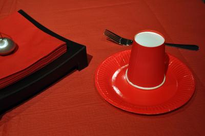China Biodegradable Compostable Dinnerware Set 33x33cm Eco Friendly Plates and Cutlery for sale