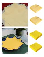 China Ivory 17gsm 2ply Paper Napkin 33x33cm for Parties Weddings and Hotels OEM for sale