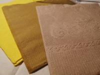 China OEM 2 Ply Color Paper Napkin 17gsm 40x40cm for Restaurant Wedding for sale