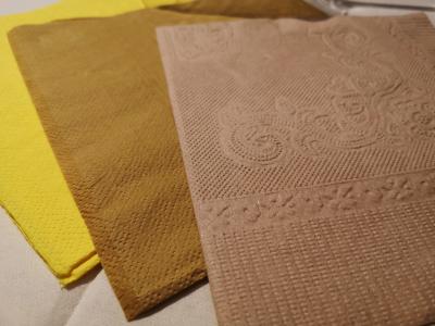 China OEM 2 Ply Color Paper Napkin 17gsm 40x40cm for Restaurant Wedding for sale