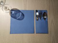 China Disposable Airlaid Dinner Napkins 40x40cm 1 Ply Baby Blue Bulk for sale