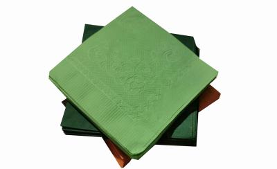 China Christmas Color Paper Napkin 2 Ply 30x30cm Soft Disposable for Hotel Restaurant Party for sale