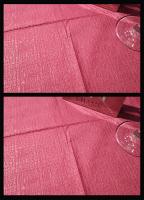 China 137cm*274cm Square Disposable Paper Tablecloth Red 3ply Thickened for sale