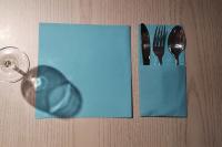 China Disposable 2 Ply Colored Paper Cocktail Napkins 33x33cm 100% Wood Pulp for sale