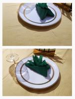 China Unscented Colored Premium Paper Tablecloths Disposable And Absorb Water Well for sale