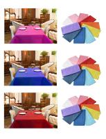 China Disposable 2ply 274cm Airlaid Tablecloth Virgin Wood Pulp Soft Color for Party for sale