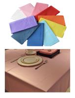 China Biodegradable 2 Ply Disposable Paper Tablecloths 47gsm-51gsm for sale
