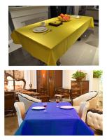China Virgin Wood Pulp One Time Use Table Cover 274CM and 180CM Length for sale