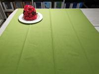 China Disposable Waterproof Oil Proof Tablecloth 1.8m x 1.8m for Party Banquet Hotel Decorative Use for sale