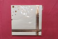 China Custom 3Ply Gold Foil Stamped Napkin 33x33cm for Party Events for sale