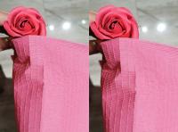 China Rose Red Wood Pulp Paper Tablecloth 137x180cm Biodegradable Disposable for sale