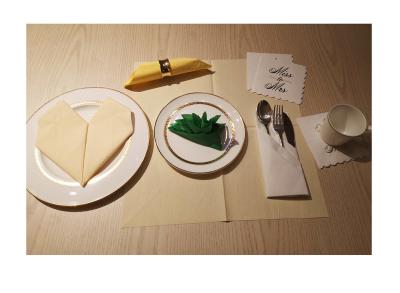 China 2 Ply PE Film Paper Tablecloths 137x274cm Disposable Birthday Party Decor Biodegradable for sale