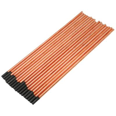 China Round Arc Air Gouging Carbon Rods 6.0mm Graphite Electrodes for DC Welding Metal Removal for sale