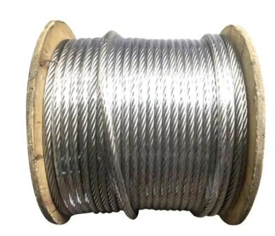 China 7x19 8mm 10mm 12mm 316 Stainless Steel Crane Wire Rope with Loop - 1470-1770 MPA Tensile Strength for sale