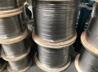 China 7x19 8mm 10mm 12mm 316 Stainless Steel Crane Wire Rope with Loop - 1470-1770 MPA Tensile Strength for sale