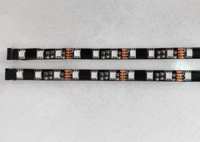 China 5m Flexible SMD 5050 Led Strip Light , Black PCB RGB LED Light Strips IP65 for sale